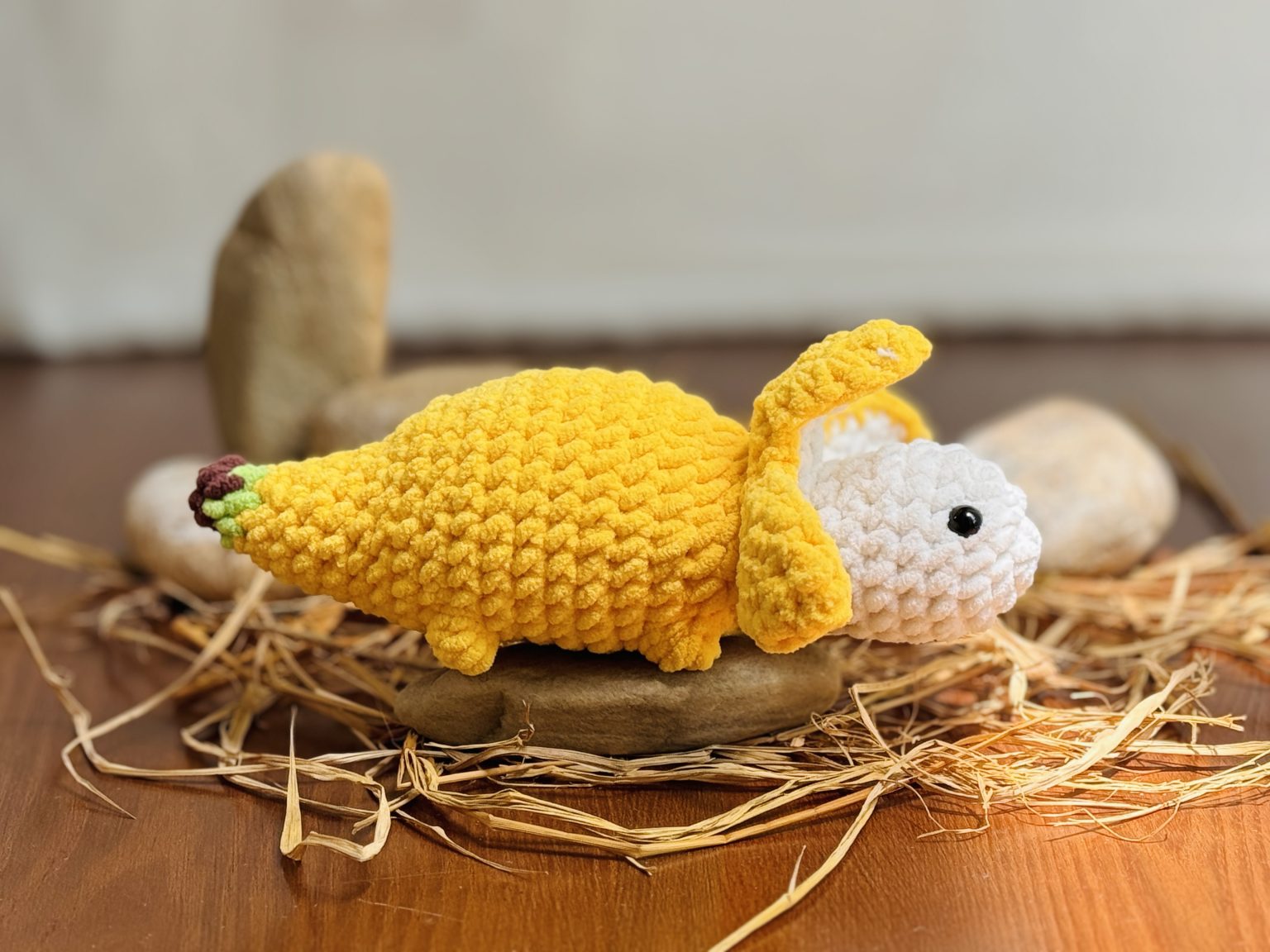 STEGOSAURUS BANANASAURUS CROCHET PATTERN - JeanneChic Handmade Crochet