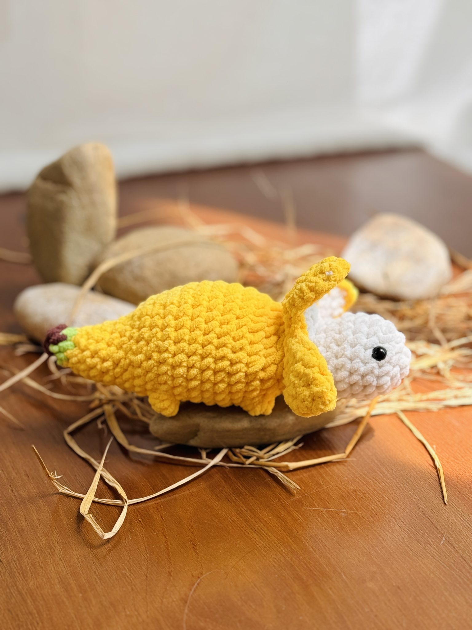 STEGOSAURUS BANANASAURUS CROCHET PATTERN - JeanneChic Handmade Crochet